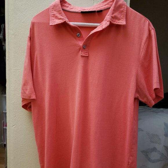 Marc Anthony | Shirts | Marc Anthony Mens Pink Polo Large | Poshmark